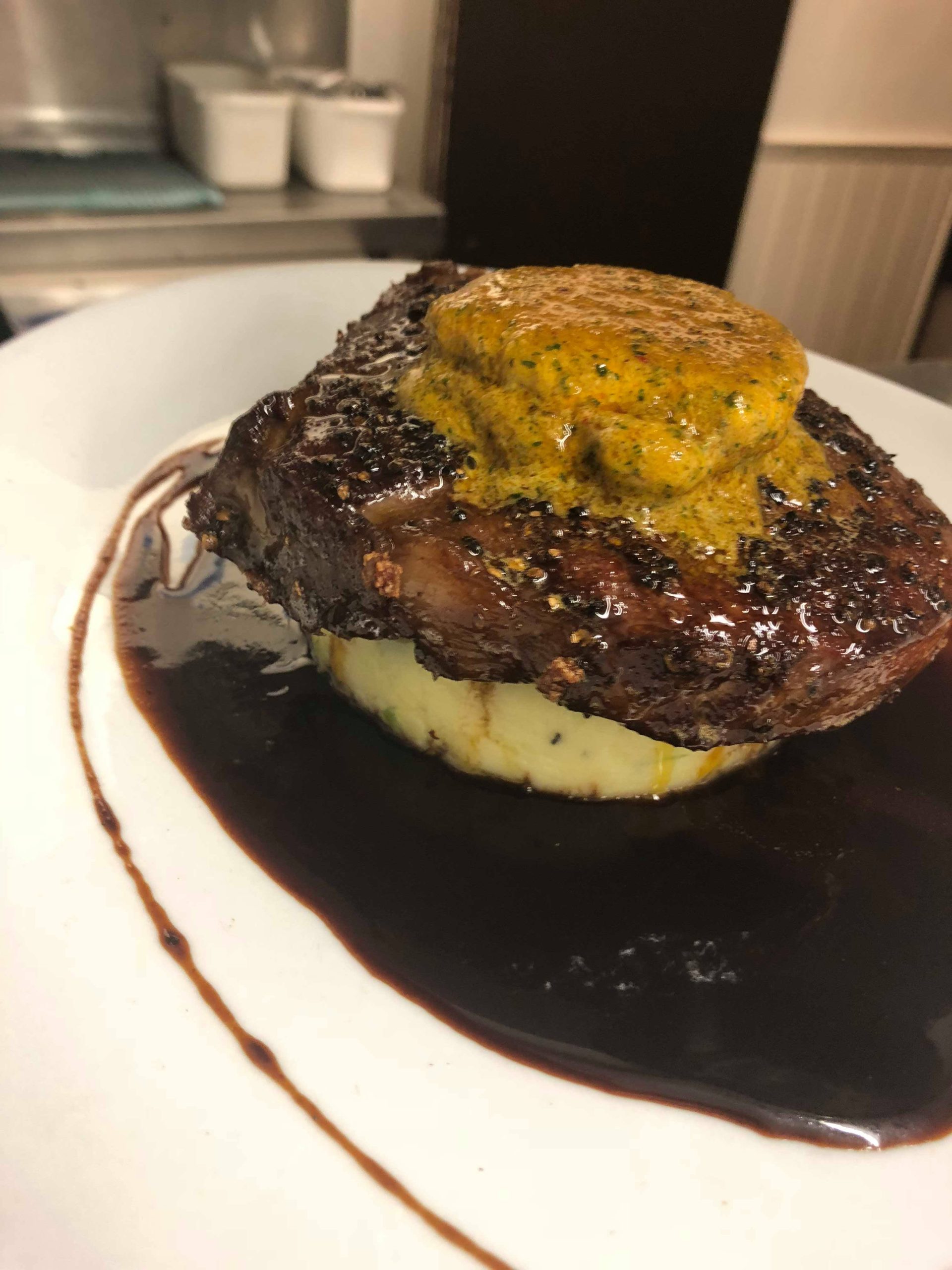 Pan Seared Marbled Rib-Eye Steak (28 Days Dry Aged) – Doyles Seafood